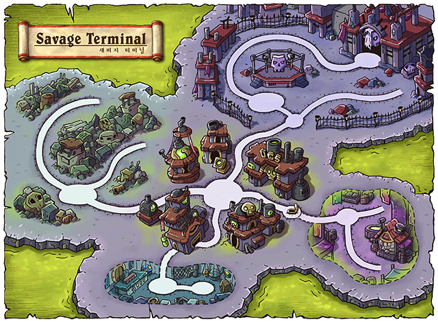 Savage Terminal World Map | Orange Mushroom's Blog