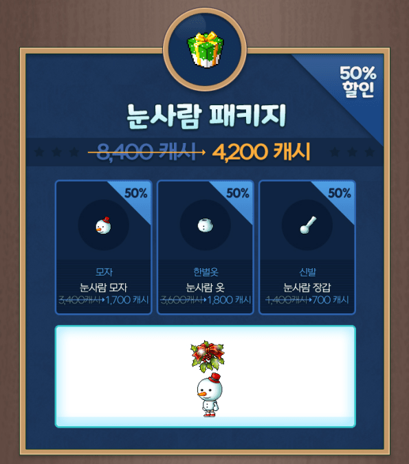 Snowman Package | Orange Mushroom's Blog