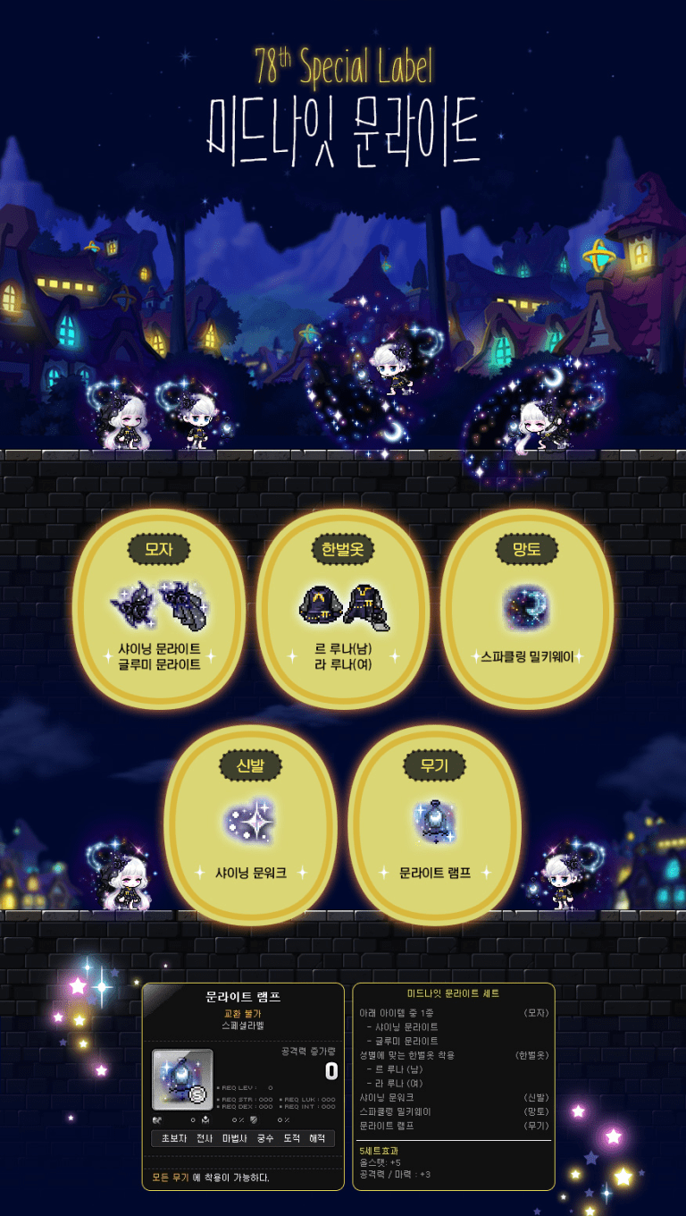 Midnight Moonlight Set | Orange Mushroom's Blog