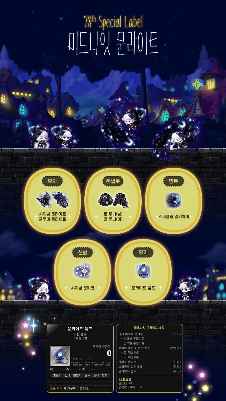 Midnight Moonlight Set | Orange Mushroom's Blog