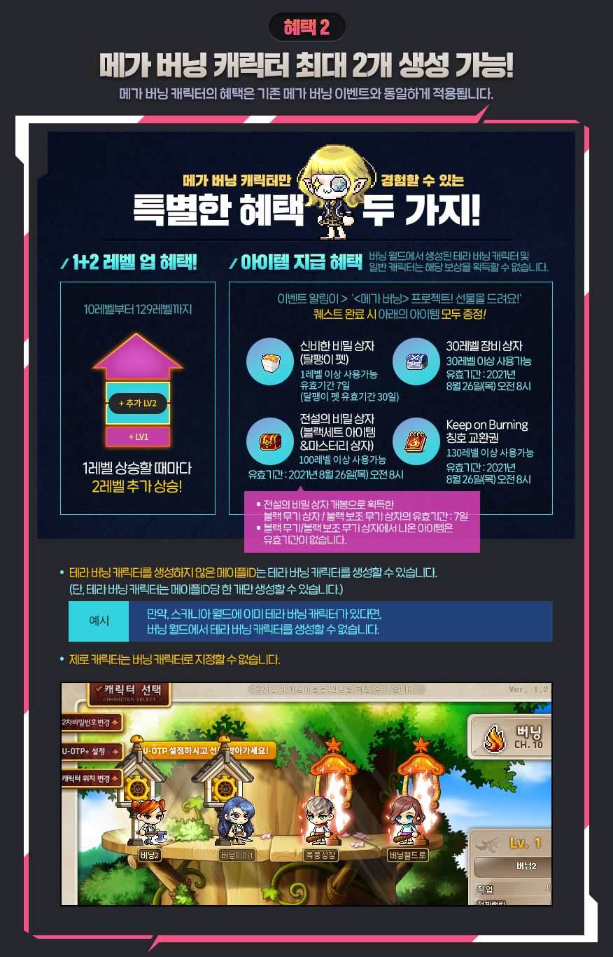 Mega Burning Characters | Orange Mushroom's Blog