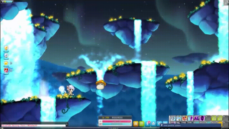 Waterfall Particles | Orange Mushroom's Blog