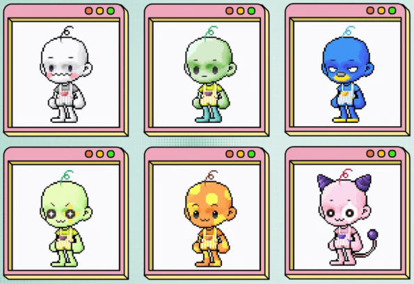 Monster Skin and Faces | Orange Mushroom's Blog