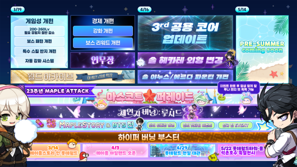 KMS ver. 1.2.413 – MapleStory’s 23rd Anniversary: Maple Attack ...